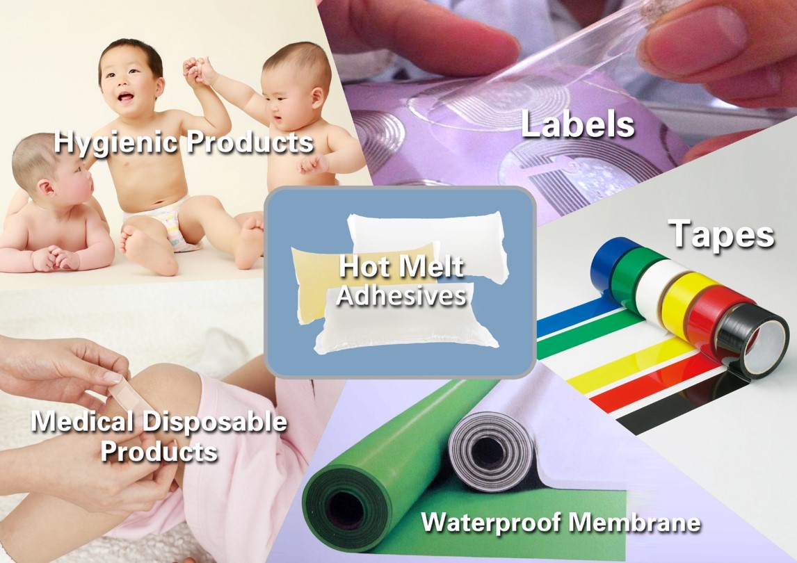 Low Temperature HMPSA Hot Melt Adhesive For Hygienic Products